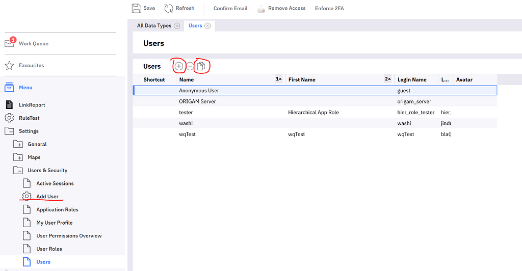 Remove Confusing Buttons From the Users screen - ideas - ORIGAM Community